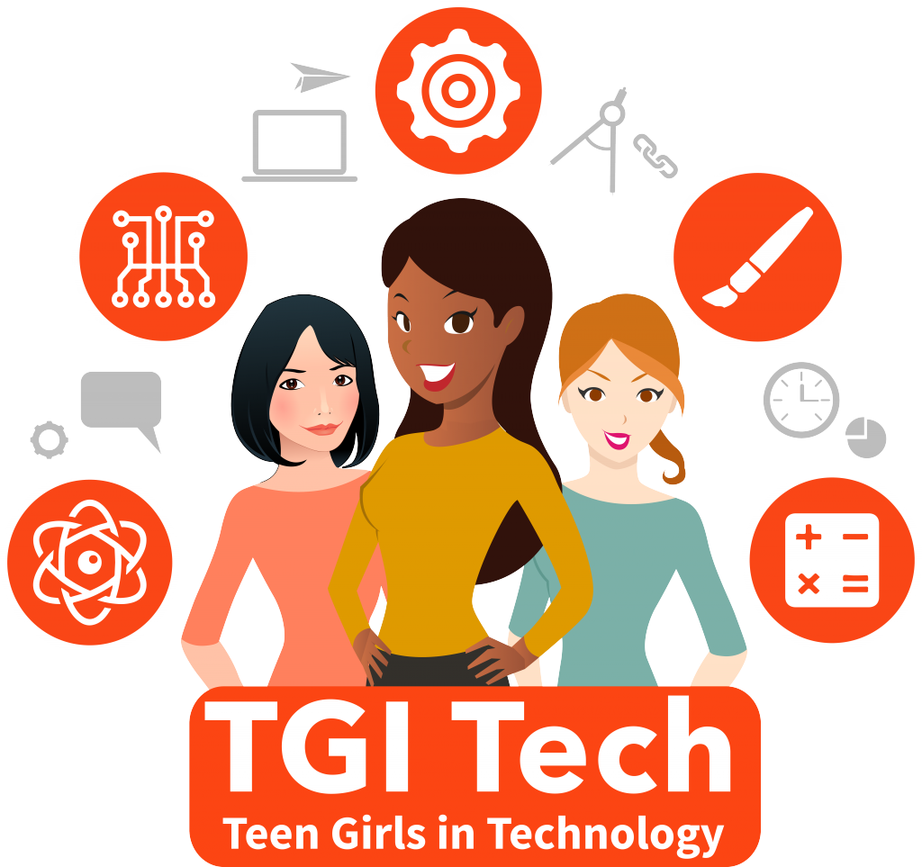 Teen Girls In Technology - Girls In Technology Clipart - Large Size Png ...