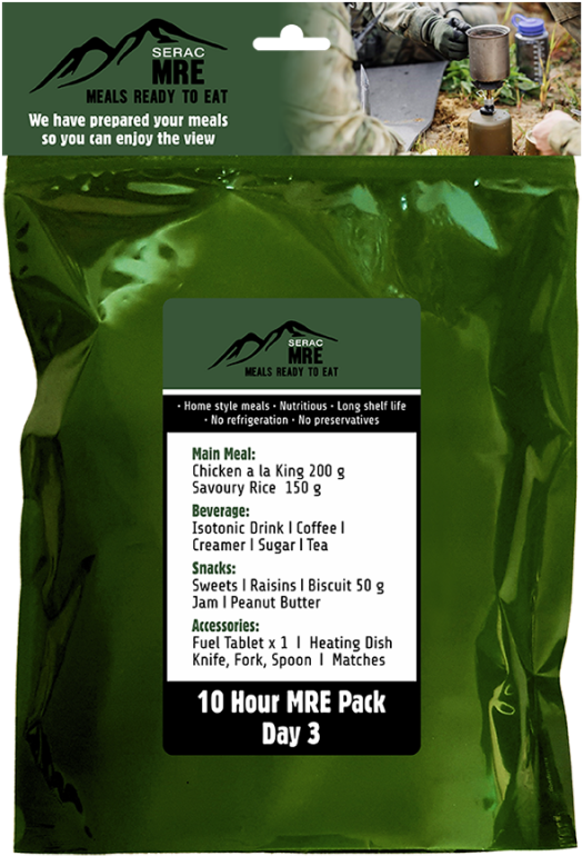 Download Serac Mre 10 Hour Mre Pack Day - Meal, Ready-to-eat Clipart ...