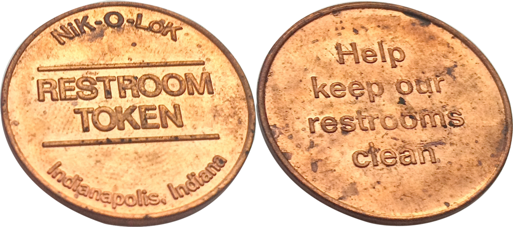 Restroom Token - Bathroom Token Clipart - Large Size Png Image - PikPng