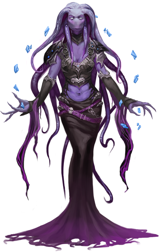 8629b18aae43 Mind Flayer Female Clipart Large Size Png Image Pikpng