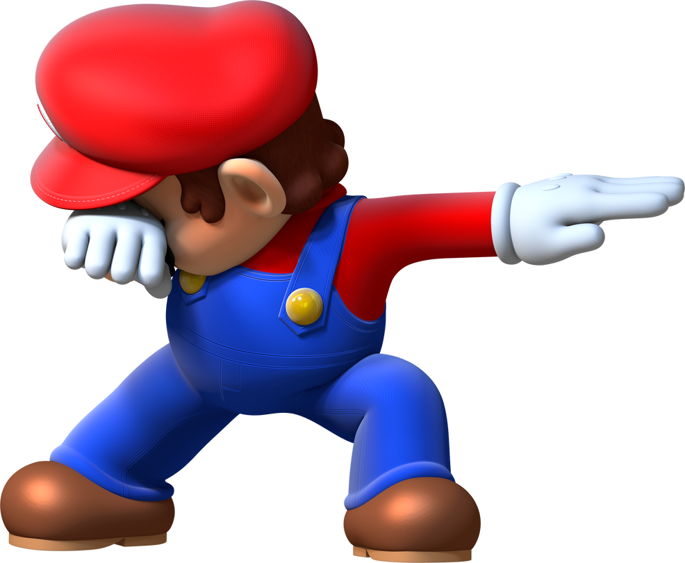 530 Kb Png - Mario Dabbing Clipart - Large Size Png Image - PikPng
