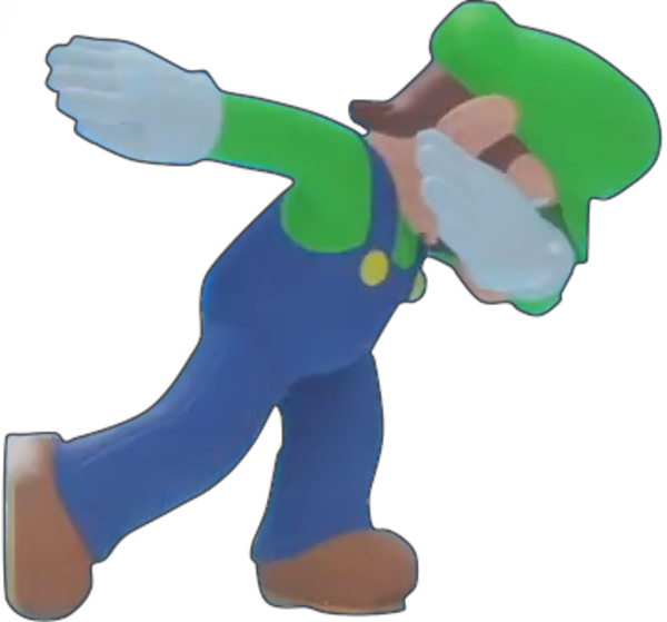 Luigi Dab Transparent Clipart - Large Size Png Image - PikPng
