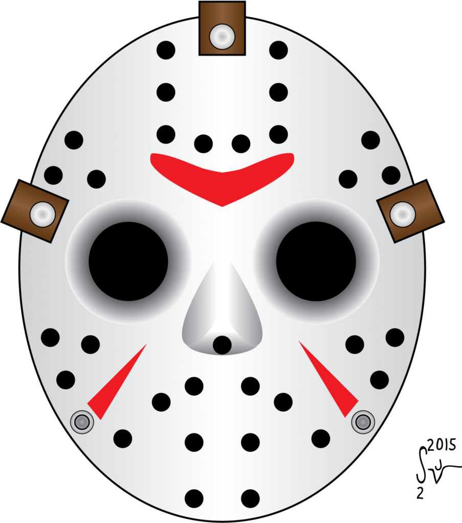 840 X 952 13 Jason Voorhees Cartoon Mask Clipart Large Size Png