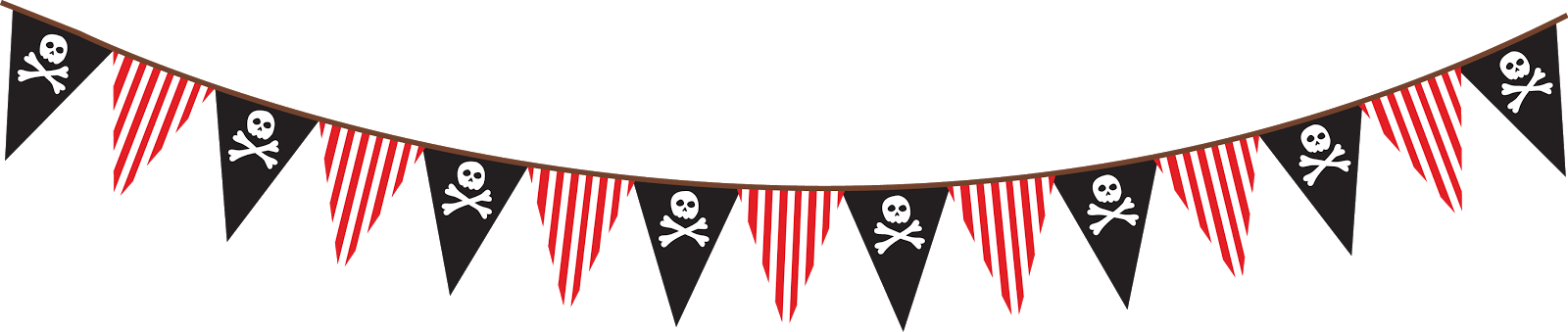 Pirate Banner Png - Pirates Theme Png Clipart - Large Size Png Image ...