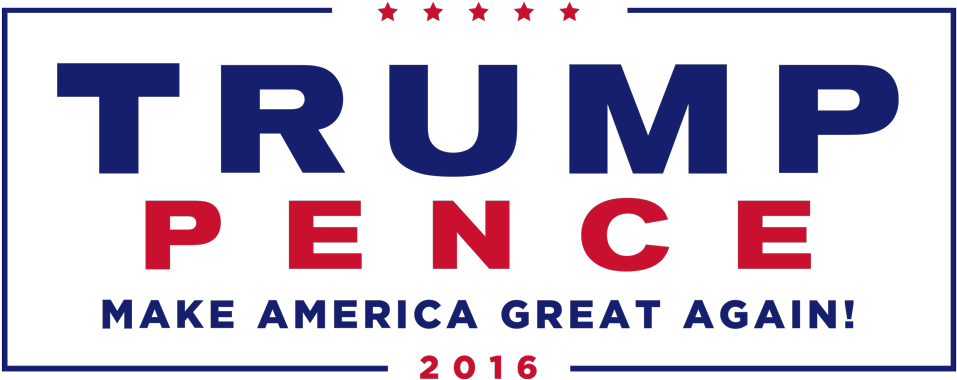 Donald Trump Font - Trump Pence Logo Font Clipart - Large Size Png ...
