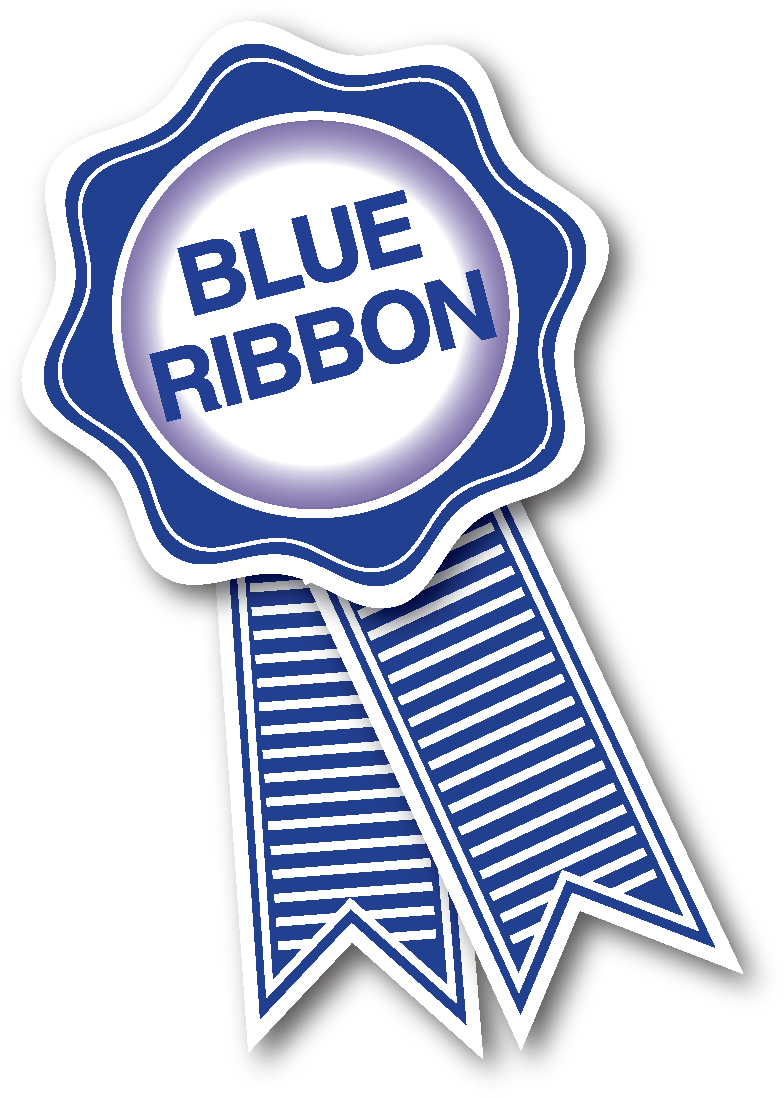 Blue-ribbon - Blue Ribbon Ham Clipart - Large Size Png Image - PikPng