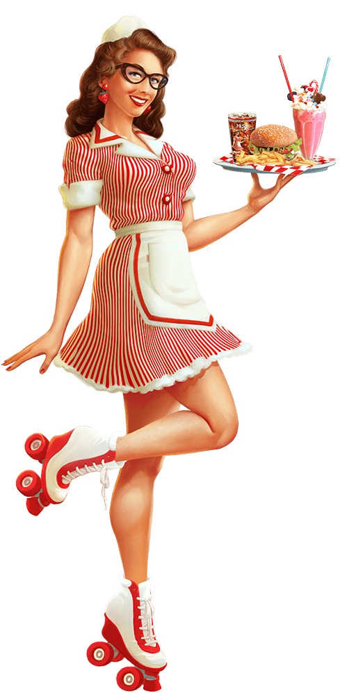 Order Online And Download The App 1950 American Diner - Pin Up Diner ...