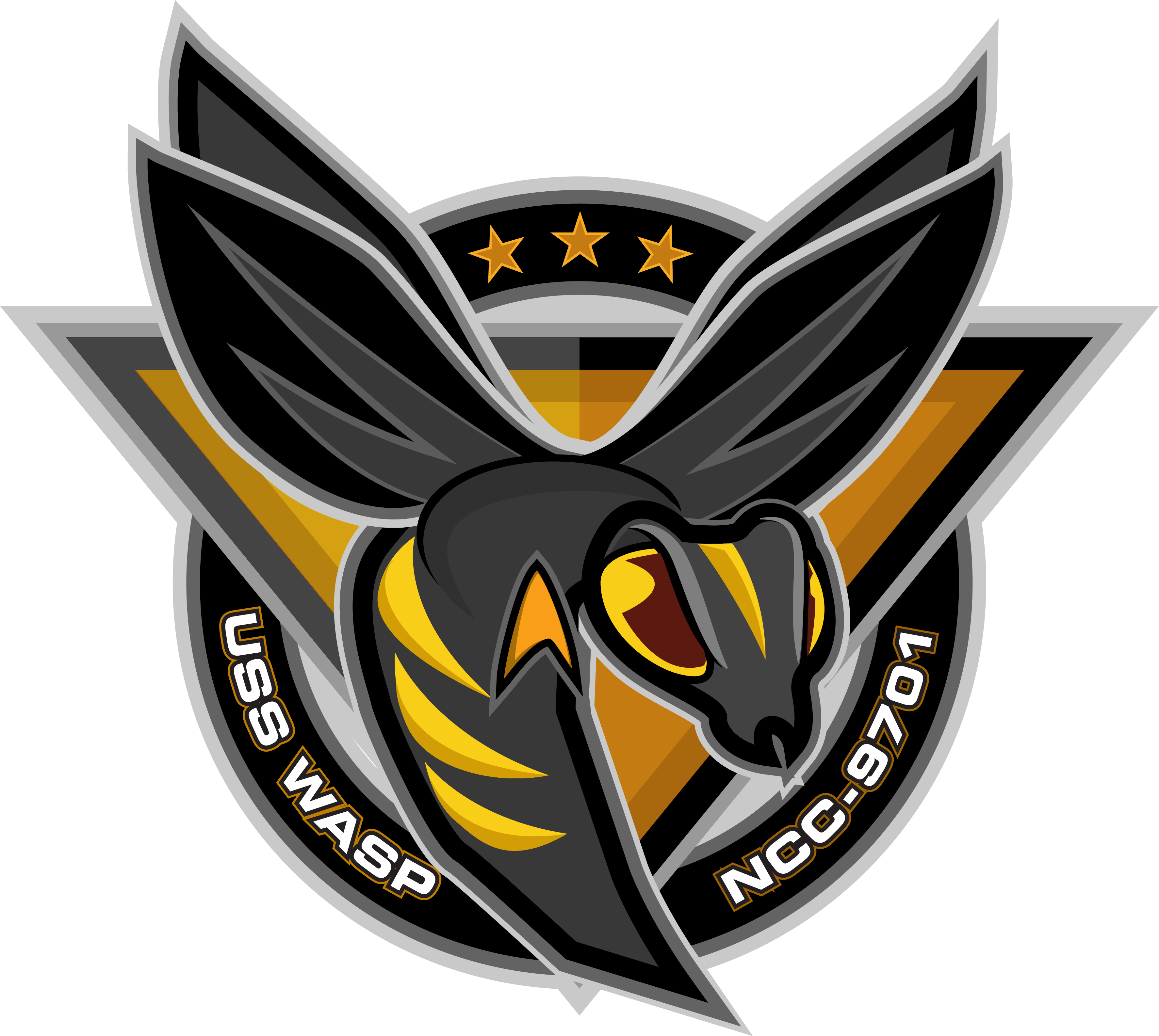 Wasp Logo Art By B - Emblem Clipart - Large Size Png Image - PikPng