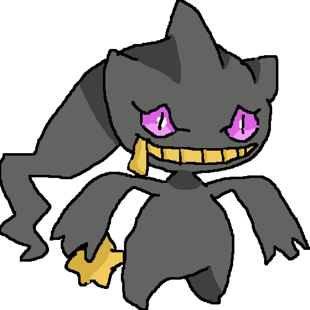 Banette - Pokemon Banette Clipart - Large Size Png Image - PikPng