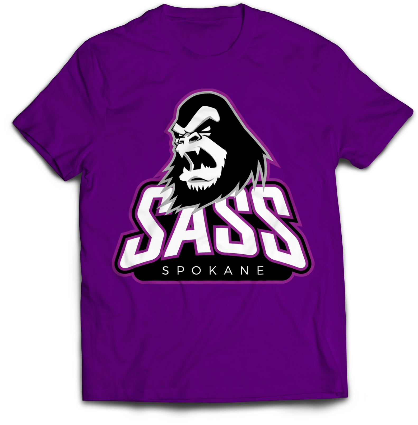 Purple Shirt With Sass Logo - Graphic Design Clipart - Large Size Png ...