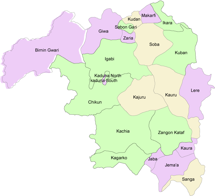 Kaduna Map Kaduna State Generates N200m Revenue From Kaduna State Kaduna Map Kaduna State Generates N200m Revenue From Kaduna State