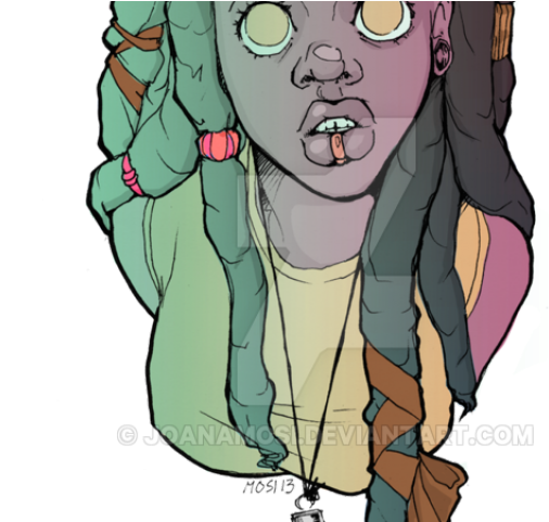 Rastas Clipart Woman - Cartoon - Png Download - Large Size Png Image ...