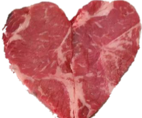 Heart Shaped Meat Clipart - Large Size Png Image - PikPng