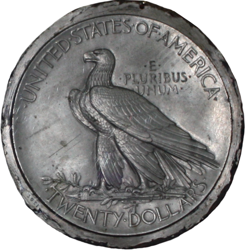 Metal Double Eagle Sketch - Dime Clipart - Large Size Png Image - PikPng