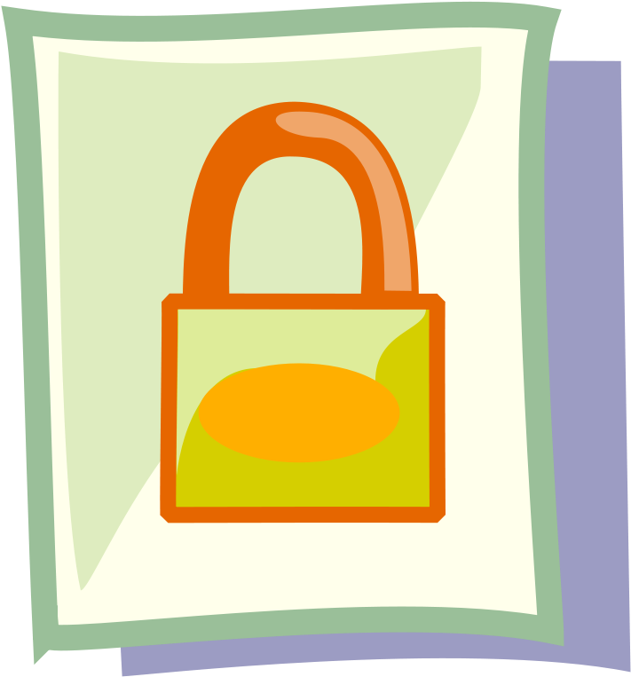 File Locked - Locked Files Clipart - Png Download - Large Size Png ...