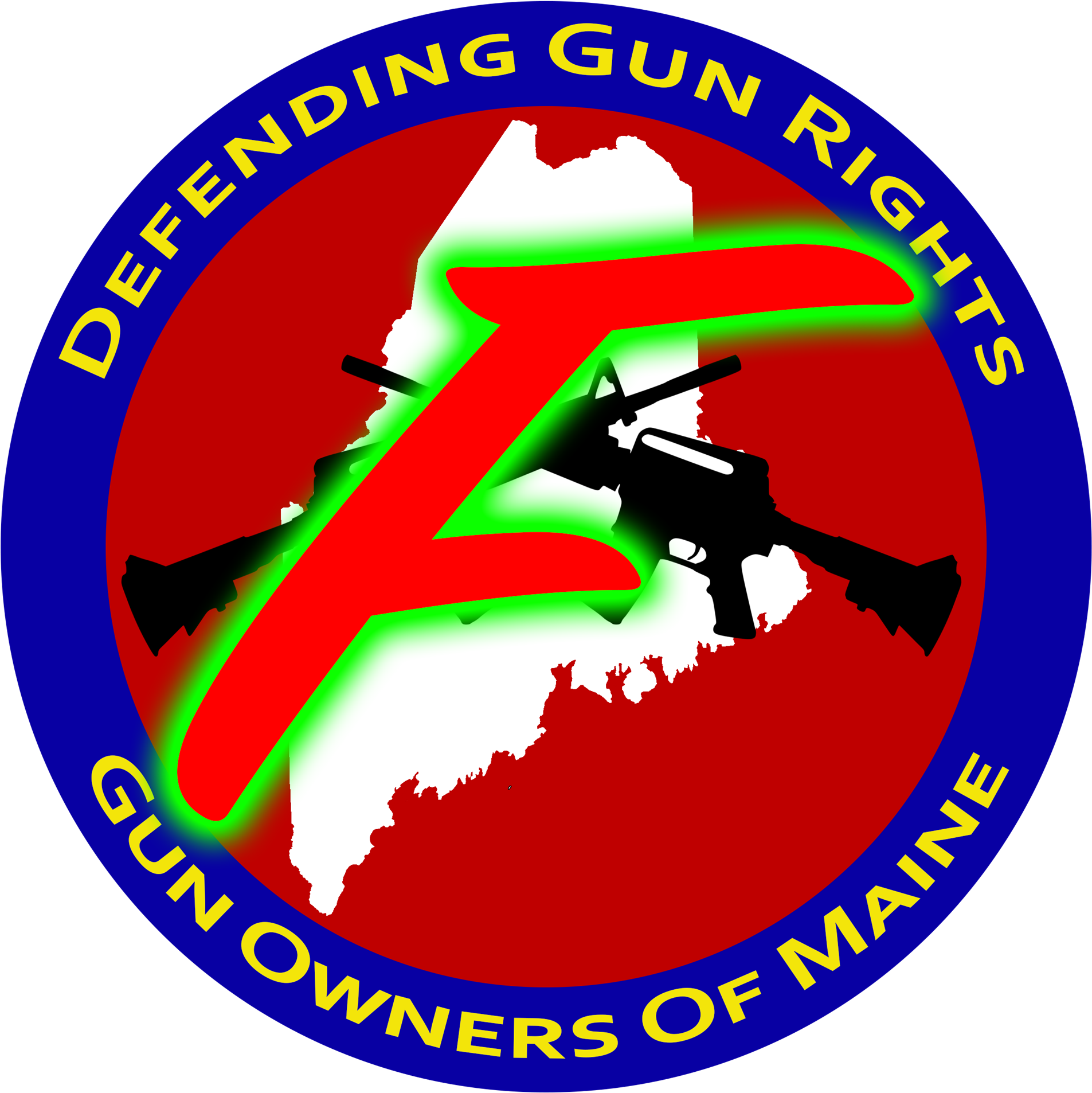 F - Gun Owners Of Maine Logo Clipart - Large Size Png Image - PikPng