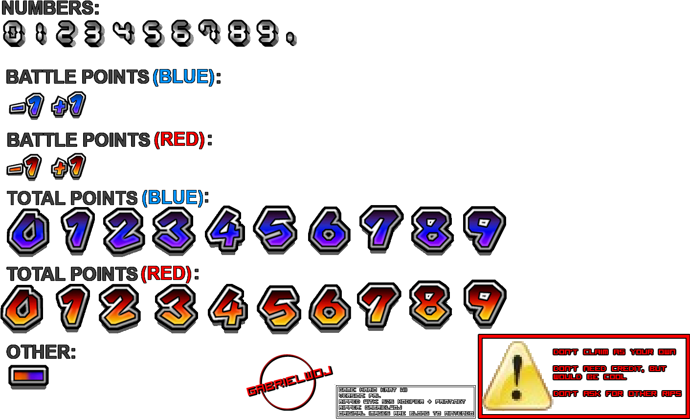 Numbers Icon ] - Mario Kart Numbers Clipart - Large Size Png Image - PikPng