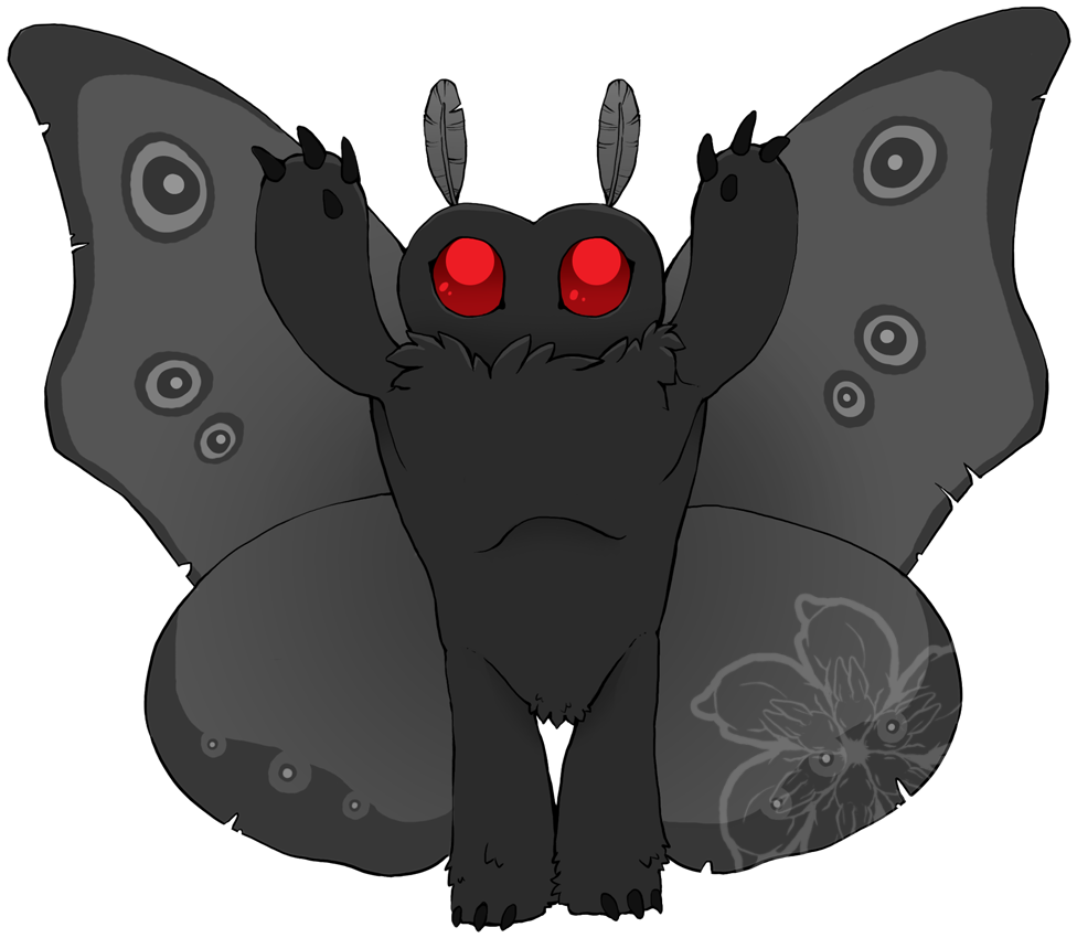 Download Mothman - Cartoon Clipart Png Download - PikPng