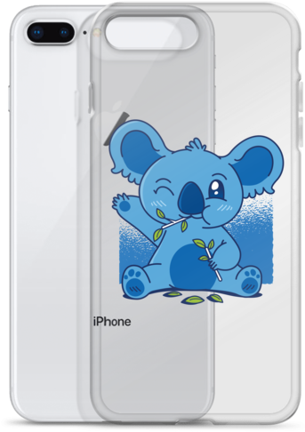 Cute Blue Koala Bear Iphone Case - Mobile Phone Case Clipart - Large ...