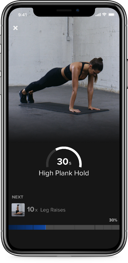 Intratraining-plank Freeletics Interface, The Fitness - Video Fitness ...
