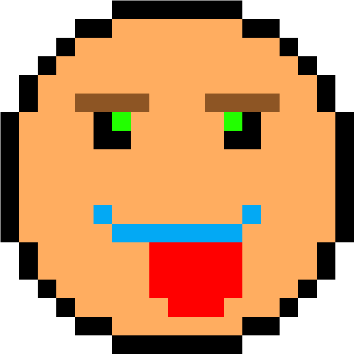 Face - Pacman Pixel Gif Png Clipart - Large Size Png Image - PikPng
