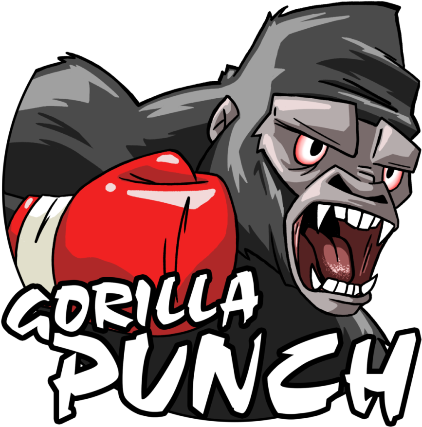 Gorilla Punch - Torcida Dragoes Da Real Clipart - Large Size Png Image ...