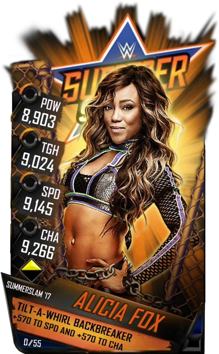 Alicia Fox Wwe Supercard Season 2 Debut Wwe Alexa Bliss Wwe Supercard
