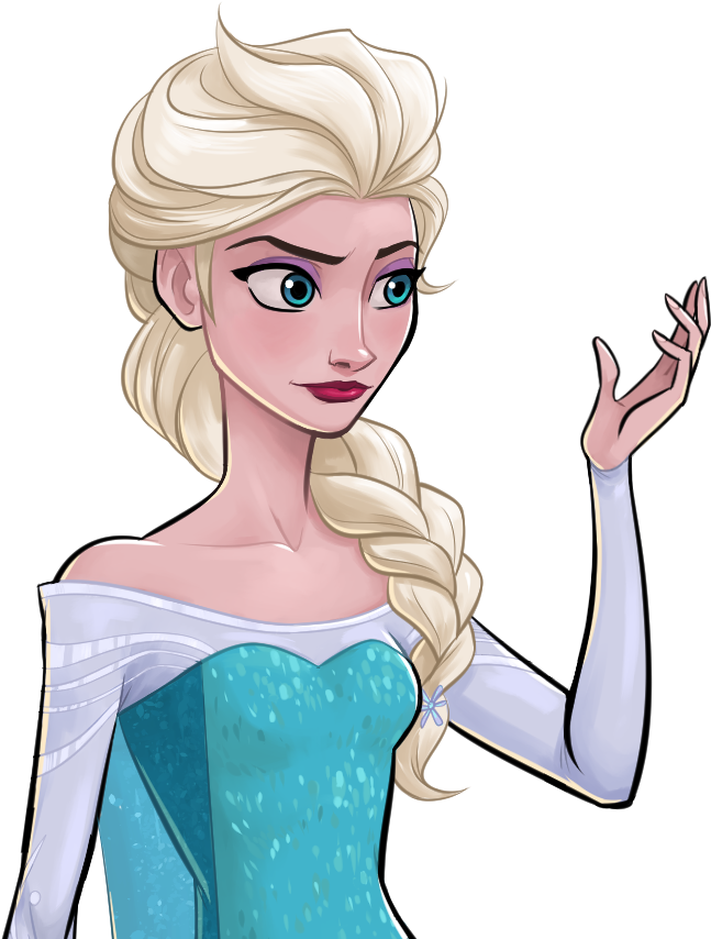 Dialogue-elsa 373 Kb - Disney Heroes Battle Mode Elsa Clipart - Large ...