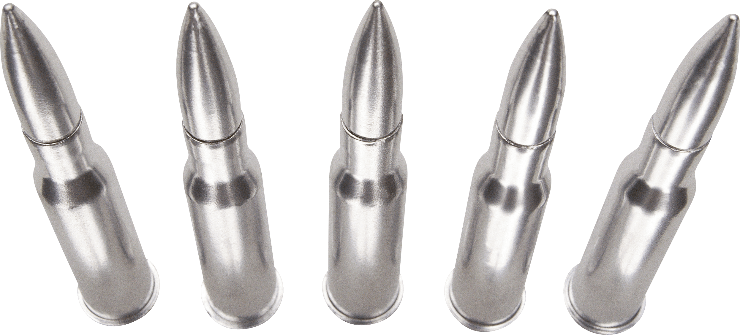 Bullets Silver Row - Transparent Bullets Clipart - Large Size Png Image ...