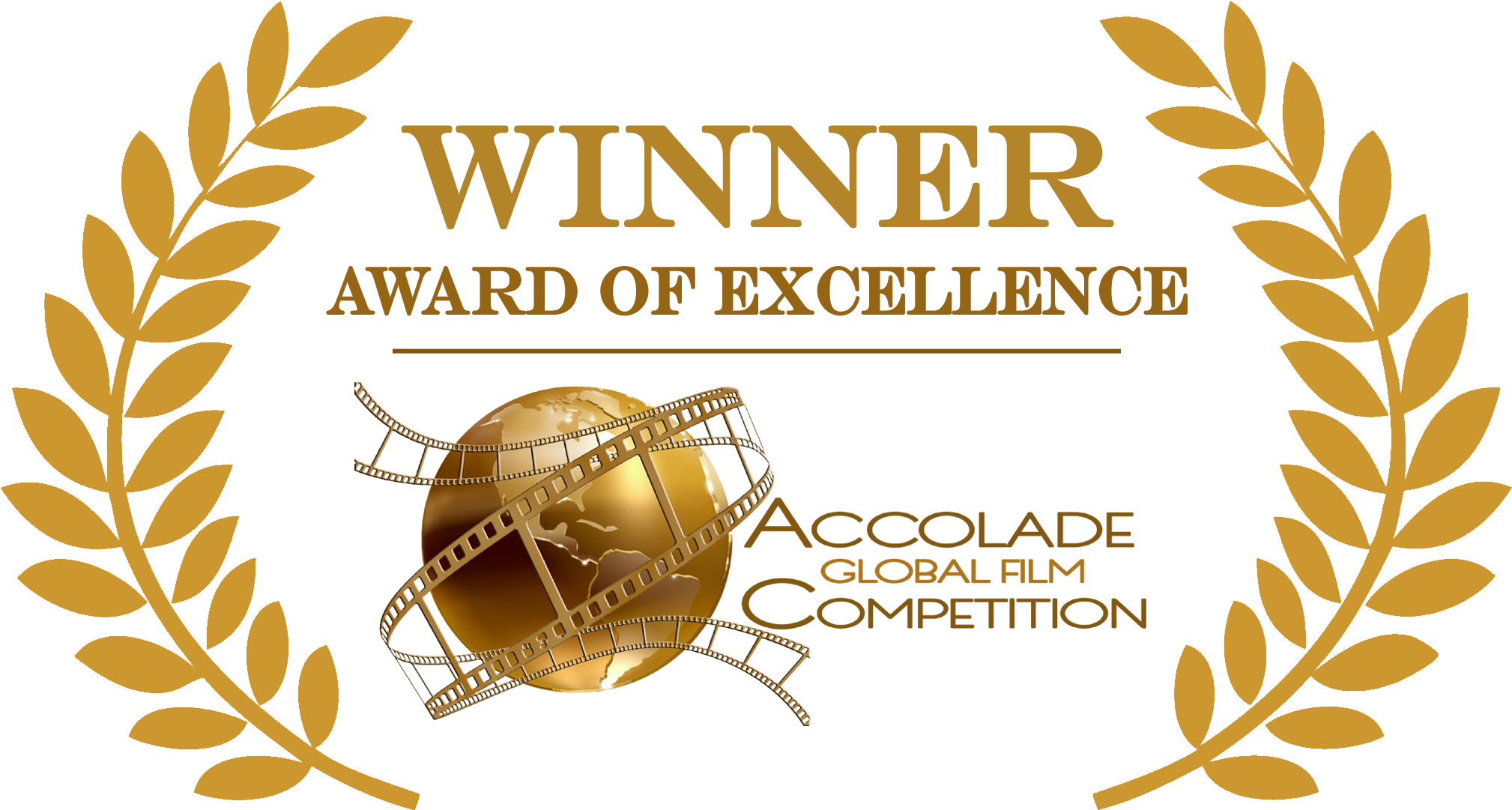 Accolade Excellence Logo Gold - Award Of Merit Accolade Global Film ...