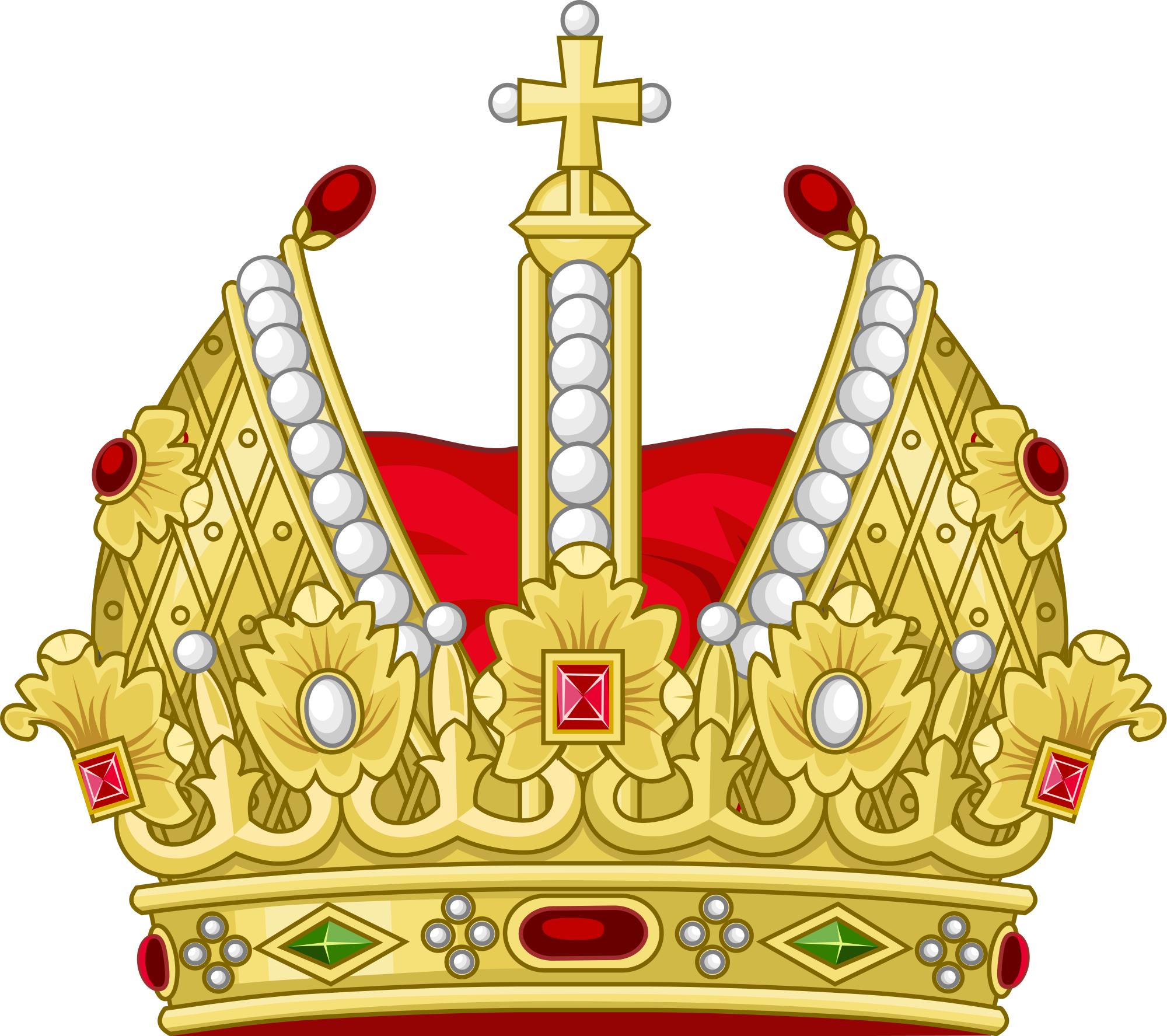 Crowns Clipart Emperor Crown Vector - Heraldic Imperial Crown - Png ...