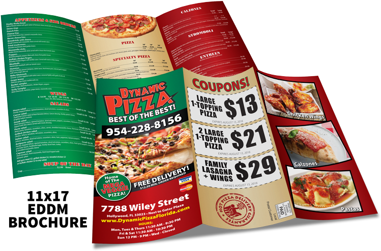 Tri Fold Restaurant Eddm Mailer - Eddm Restaurant Clipart - Large Size ...