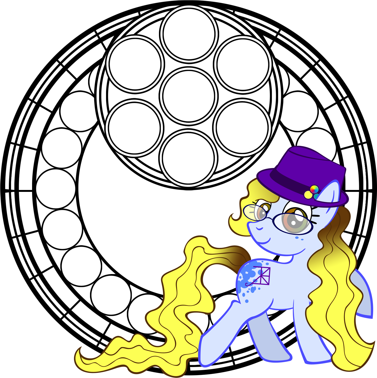Download Png Royalty Free Stock Mlp Stained Glass By Akili Amethyst ...