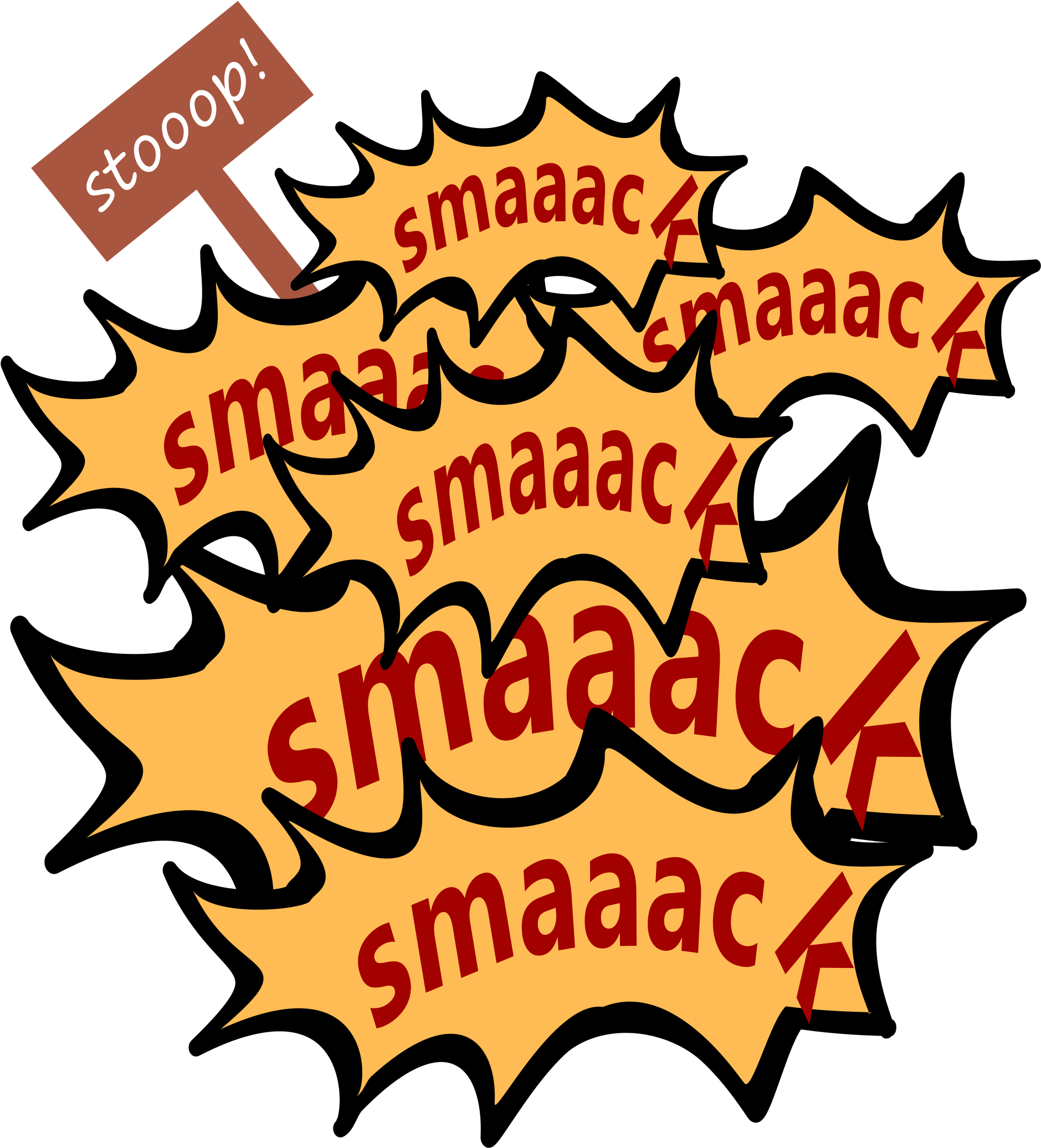 We Do Our Best To Bring You The Highest Quality Smack Clipart - Large ...