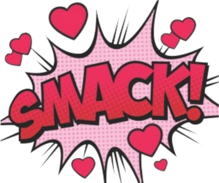 Download Smack Sticker - Graphic Design Clipart Png Download - PikPng