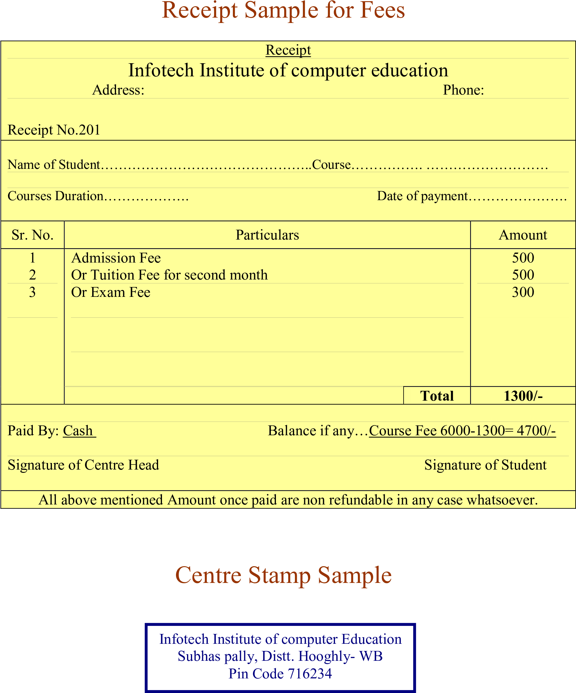 Professional Fee Receipt - Receipt Clipart - Large Size Png Image - PikPng