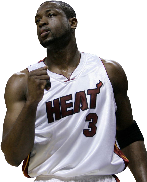 Dwyane Wade - Miami Heat Clipart - Large Size Png Image - PikPng