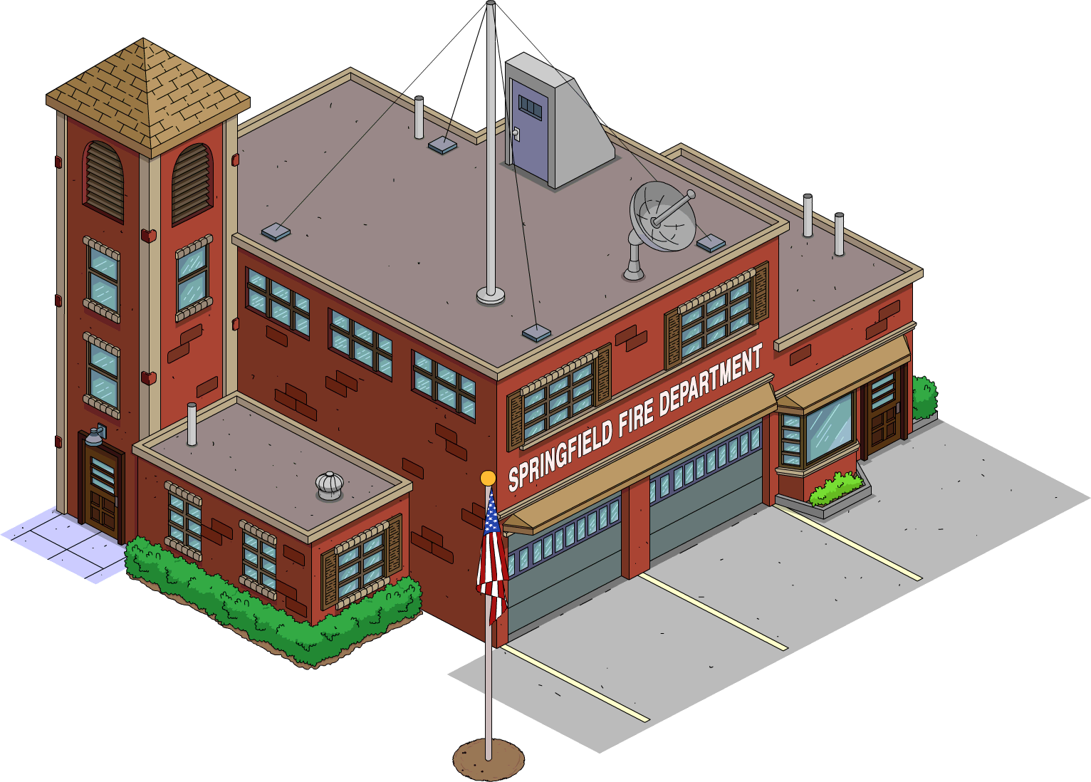 Simpsons Fire Department Clipart - Large Size Png Image - PikPng
