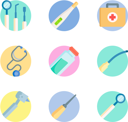 Medical Instruments - Circle Clipart - Large Size Png Image - PikPng