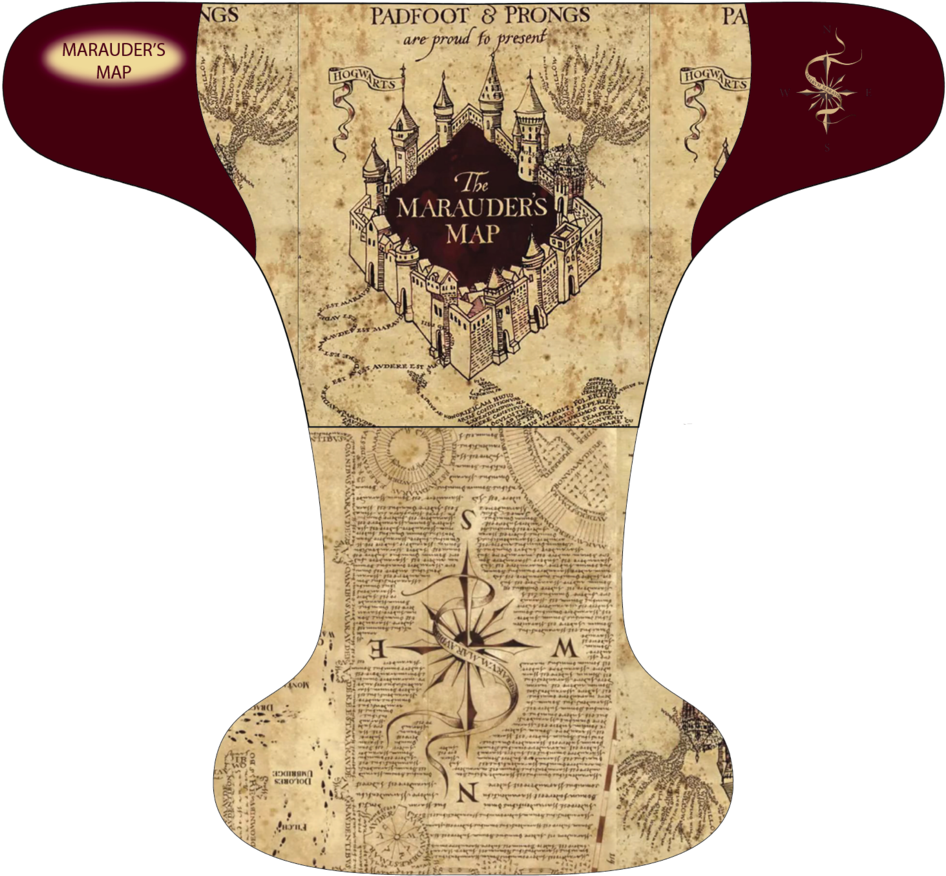 Marauders Map Png Clipart - Large Size Png Image - PikPng
