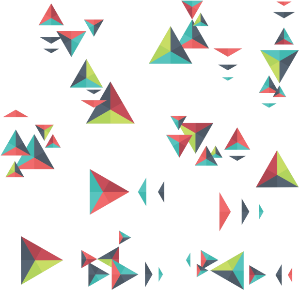 Colorful Pattern Collection Shapes Png And - Geometry Clipart - Large ...