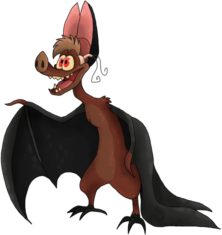 The Spoiler Alert - Ferngully Batty Koda Png Clipart - Large Size Png ...