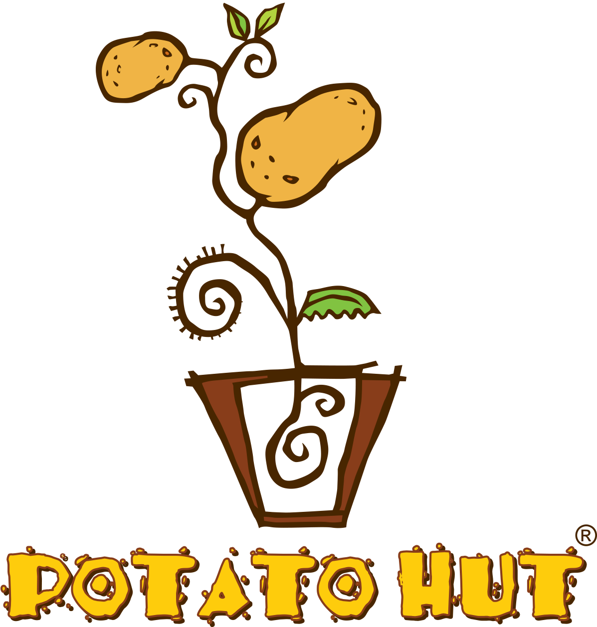 Potato Hut Logo Clipart - Large Size Png Image - PikPng