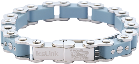 Icelink Turquoise Bicycle Link Thick Bracelet - Bracelet Clipart ...