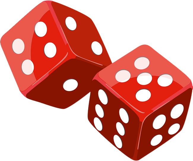 Red Dice Png Clipart - Large Size Png Image - PikPng