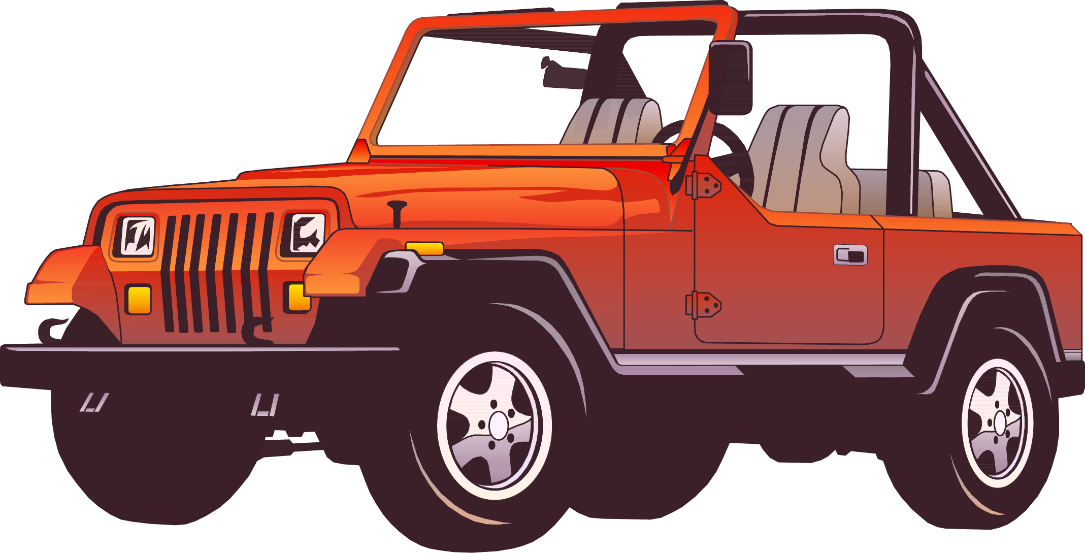 Jeep Wrangler Car Force Clip Art - Jeep Cartoon Png Transparent Png ...