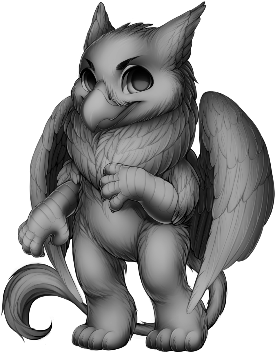 Furvilla Lion Tail Gryphon Base - Free Griffin Furry Clipart - Large ...