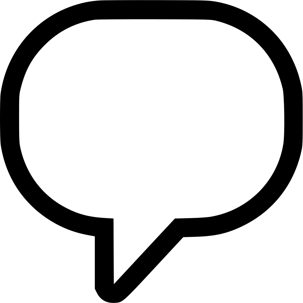 Speech Bubble Comments Clipart - Large Size Png Image - PikPng