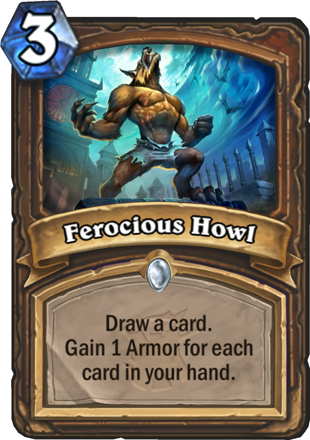 Druid Gil 637 Engb Ferocioushowl - Ferocious Howl Hearthstone Clipart ...