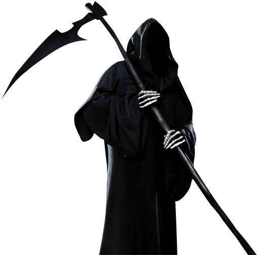 Grim Reaper Transparent Background - Death Design Product Clipart ...